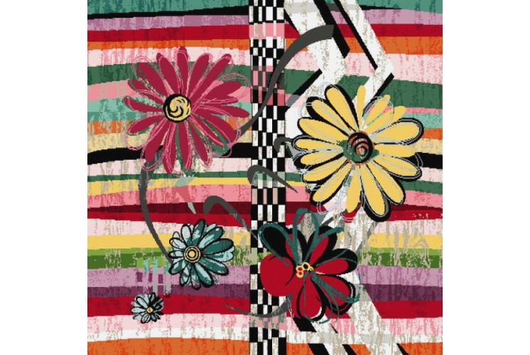 Carrés déco vintage et carrés jacquard