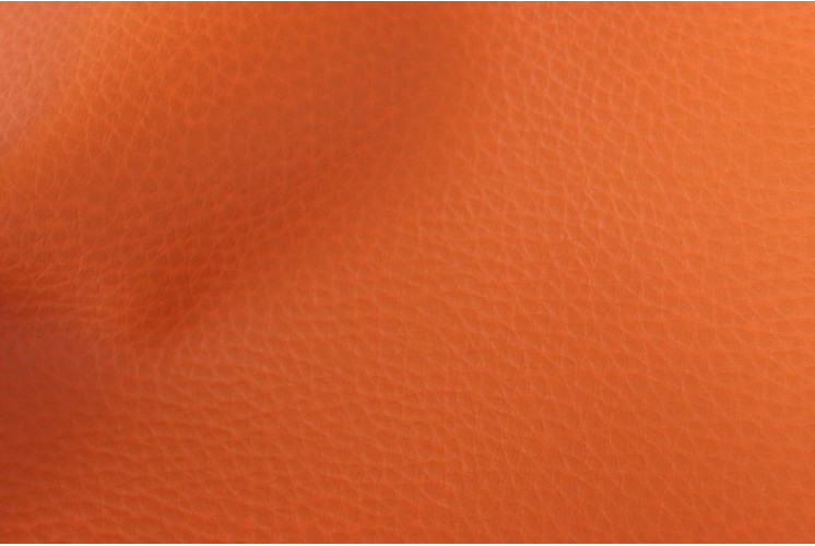 SIMILI CUIR UNI ORANGE FONCÉ